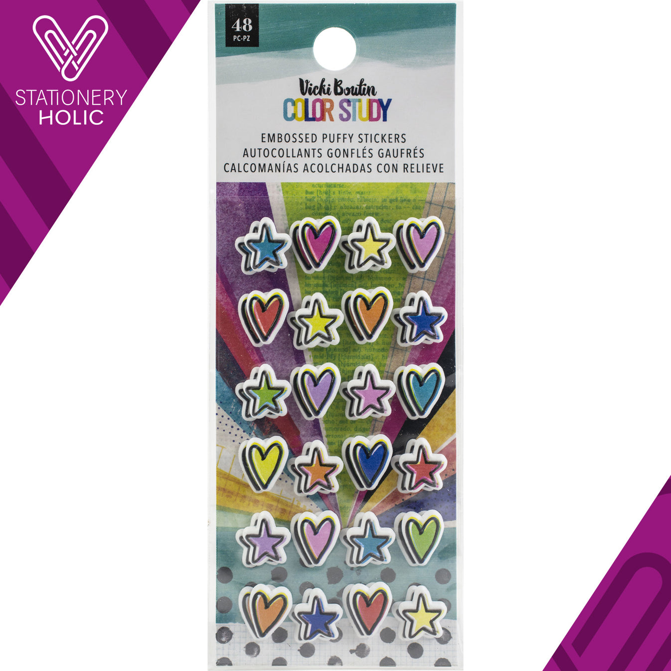Vicky Boutin - Puffy Stickers - Color Study – StationeryHolic